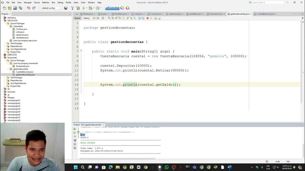 Sistema de Gestión de Cuentas Bancarias (POO) Programacion Orientada a Objetos.....(Java ...