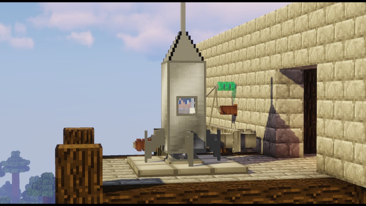 Minecraft Sevtech Modpack - Day 18-5 - Space Travel Made Easy! - YouTube