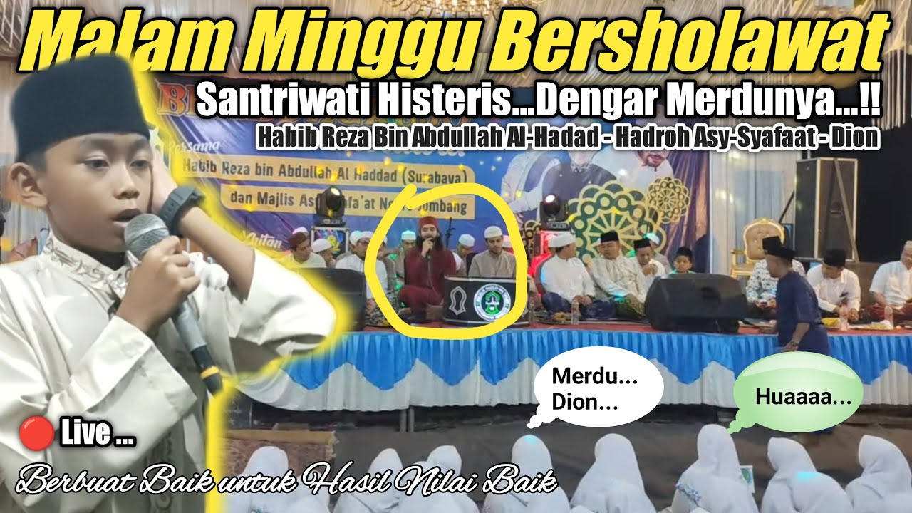 🔴 LIVE Auto Histeris Bersholawat Bersama Habib Reza Bin Abdullah Al ...