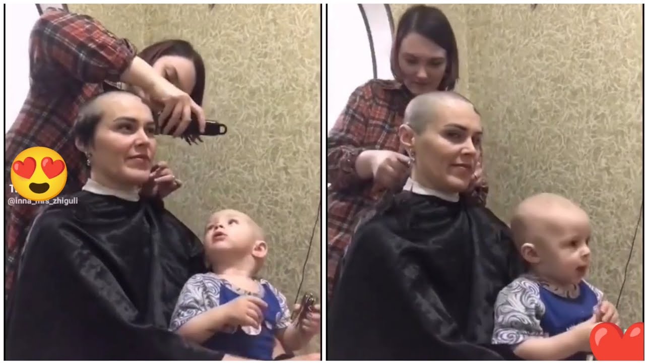 Beautiful mom full smooth and clean bald headshave 😍 #bald #headshave ...