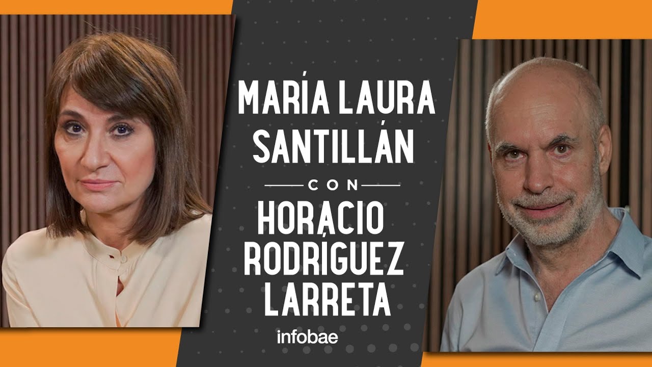 Horacio Rodríguez Larreta con María Laura Santillán: "Son 1.000 medidas ...