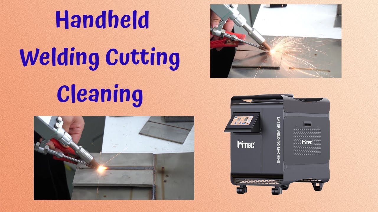 Handheld Four-in-One Welding Carbon Steel Cleaning Machine - YouTube