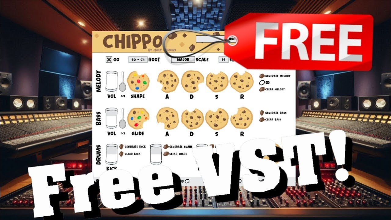 【New Free VST!】New Chiptune Melody, Bass & Drum Sequence Generator ...