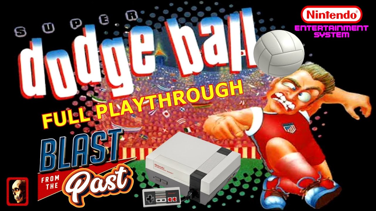 SUPER DODGEBALL (NES) FULL GAME PLAYTHROUGH - YouTube
