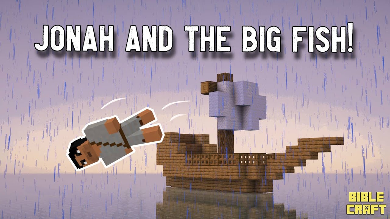 Minecraft | Jonah and the Fish | BibleCraft - YouTube