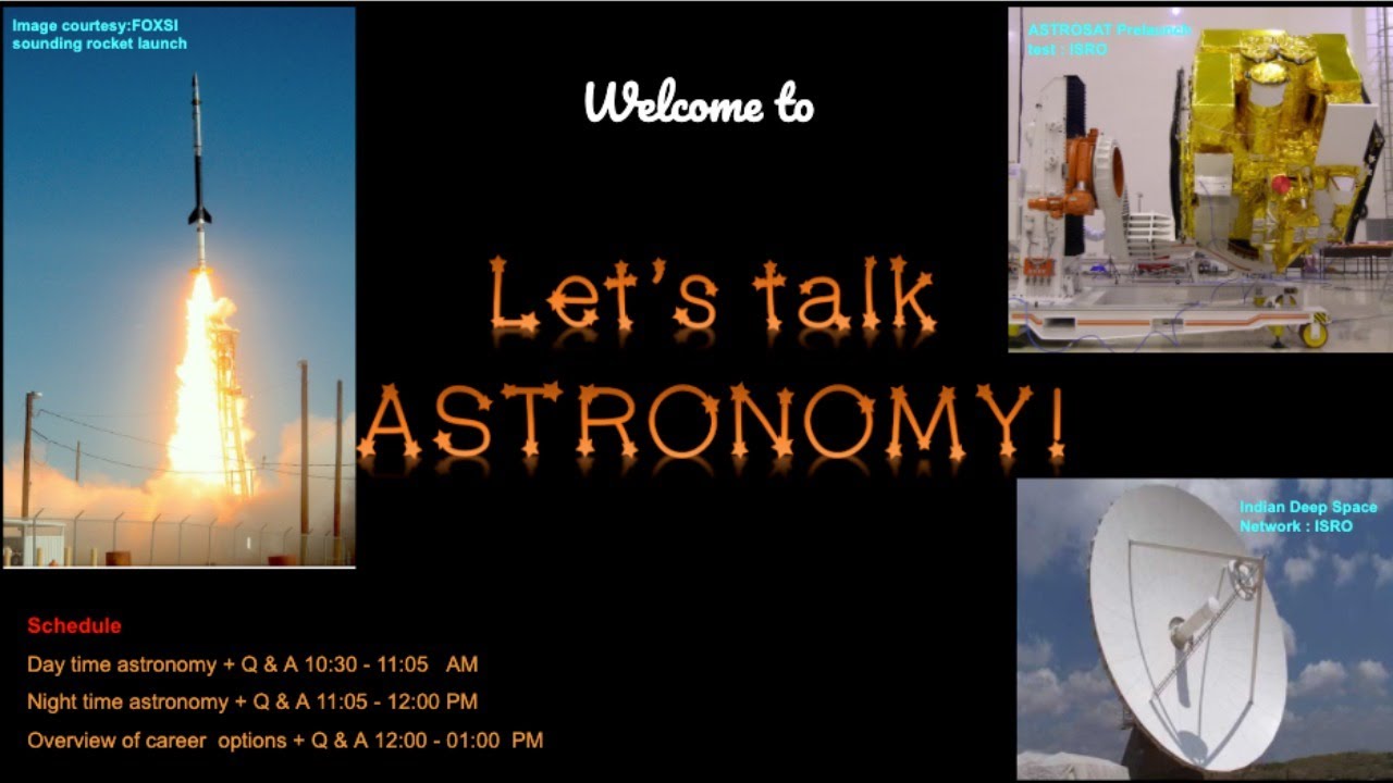 Let's Talk Astronomy! (24th May 2020, morning session for 9th-12th ...