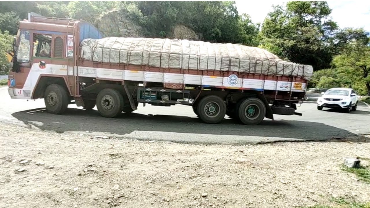 Heavy Load Lorry And Car Turning 27/27 Dhimbam Last Bend Driving - YouTube