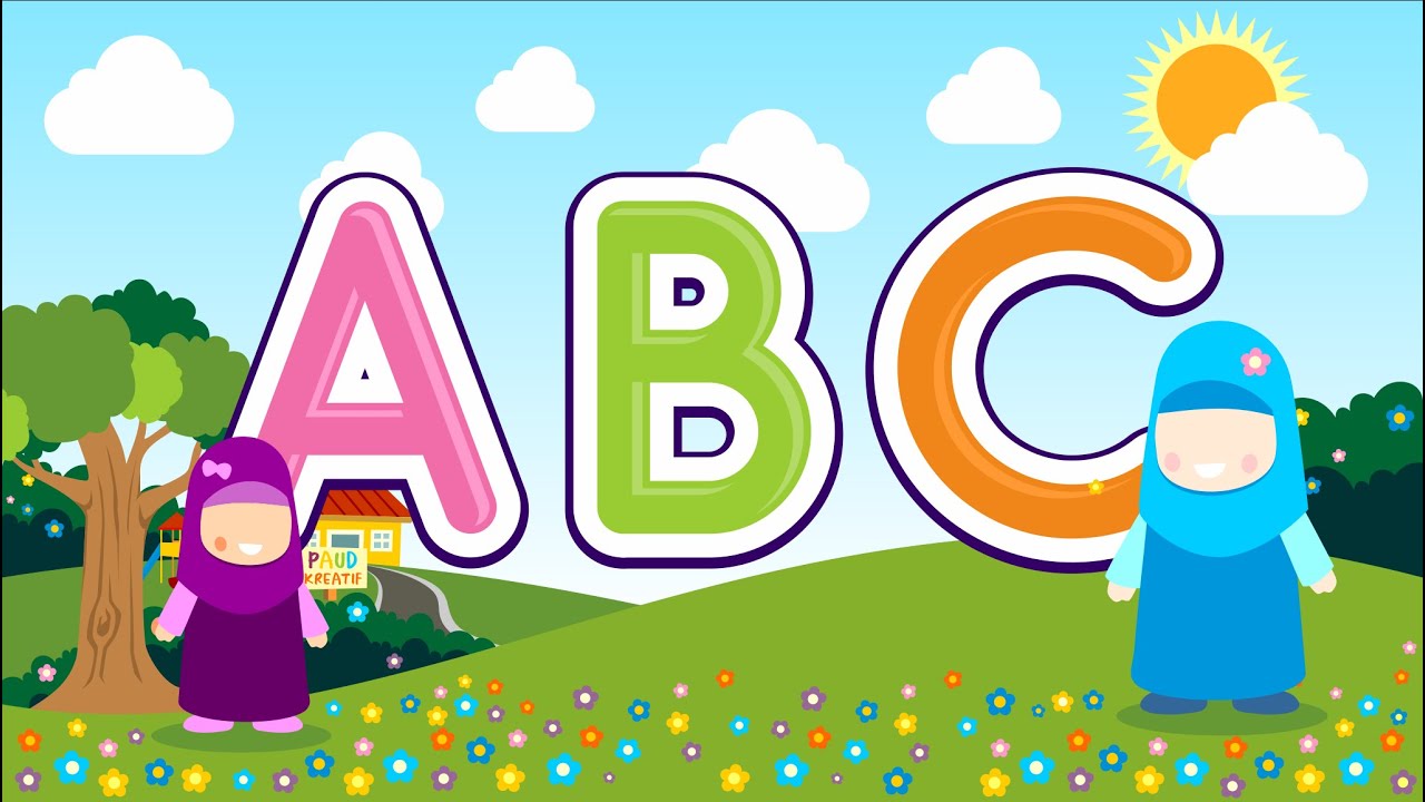 BELAJAR MEMBACA HURUF ABJAD ALFABET ABC BAHASA INDONESIA UNTUK ANAK ...