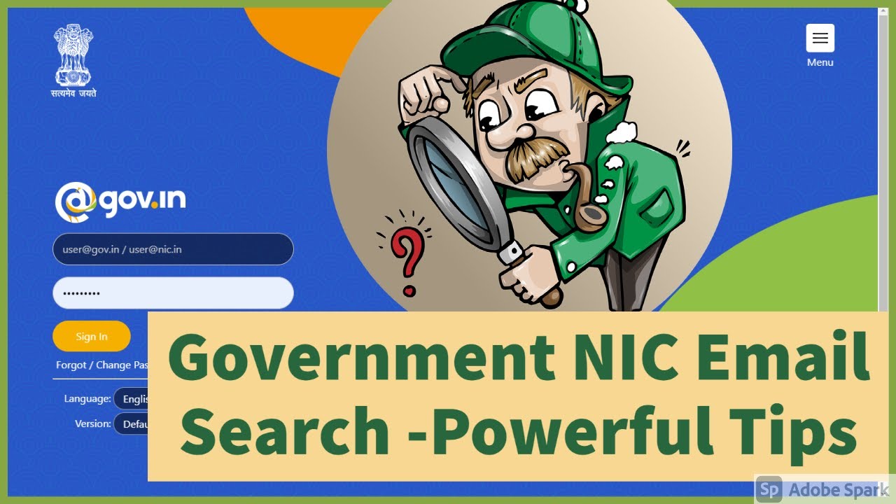 Government NIC Email ID Powerful Search Facility Tips And Tricks To government-nic-email-id-powerful-search-facility-tips-and-tricks-to