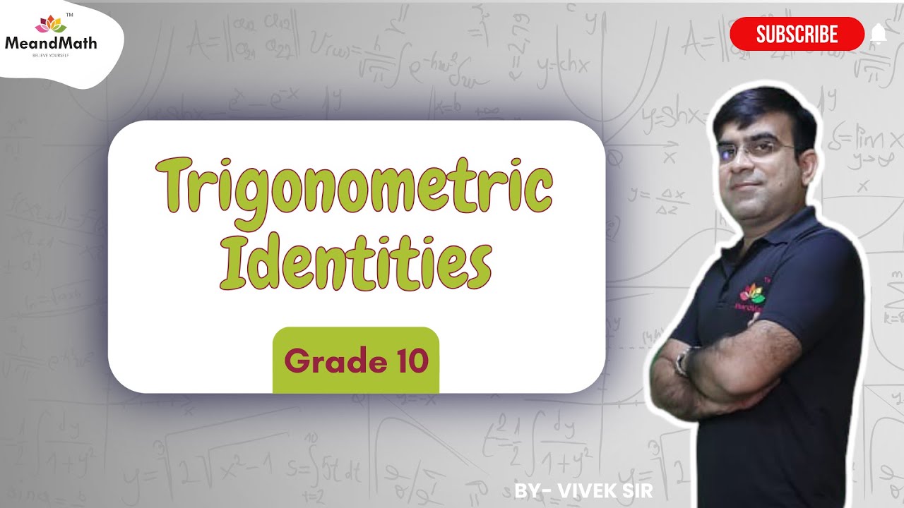 🔥 Trigonometric Identities Made Easy | Live Math Class for Class 10 ...
