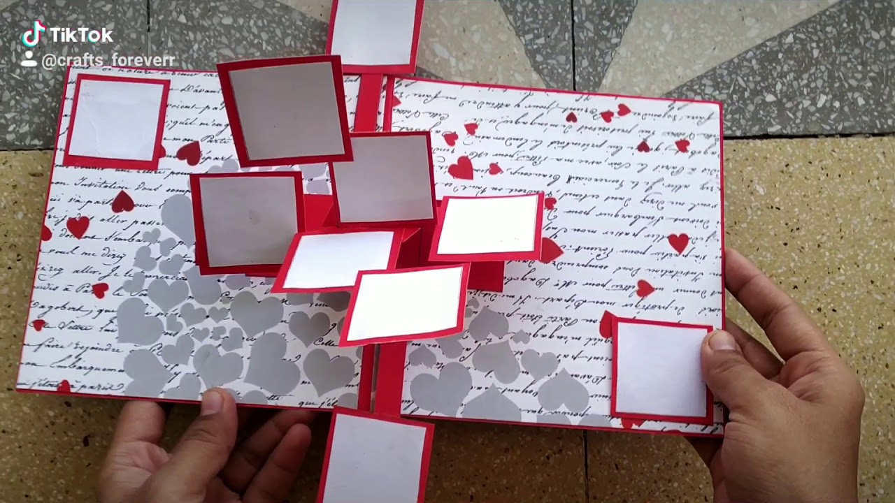 Photo collage pop up card. - YouTube