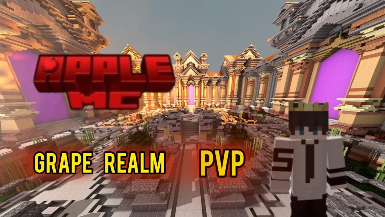 MINECRAFT | APPLEMC | GRAPE REALMS| 1v1 PVP BATTLE - YouTube