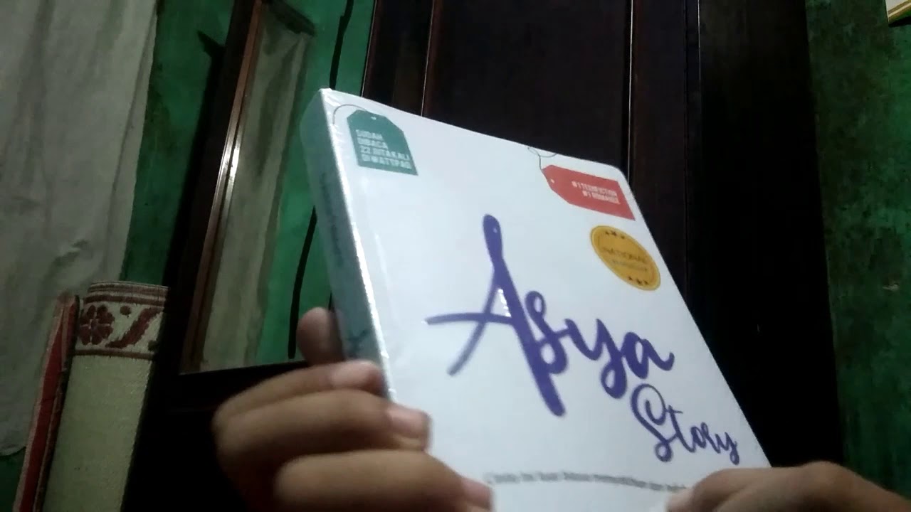 UNBOXING NOVEL WATTPAD ASYA STORY! KARYA SABRINA FEBRIANTI - YouTube