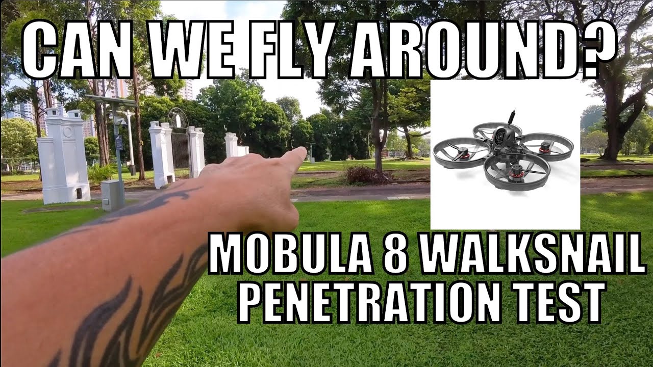 Mobula 8 HD Walksnail Penetration Test - YouTube