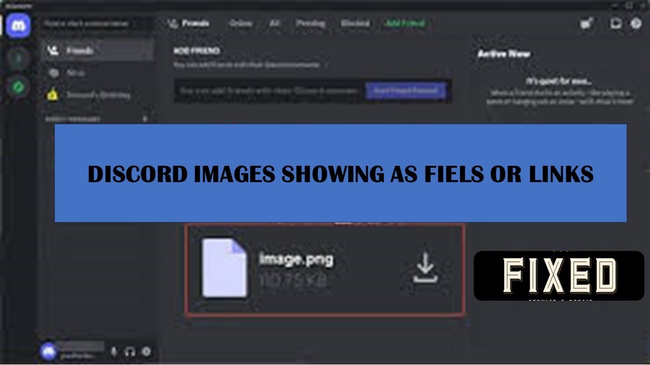 How To Fix Discord Images Showing as Files or Links - YouTube
