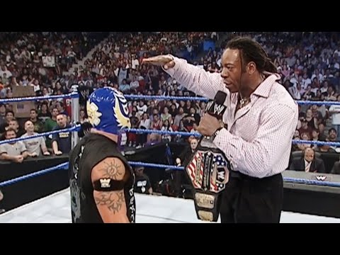 Rey Mysterio Interrupts Booker T! SMACKDOWN 09/02/2004