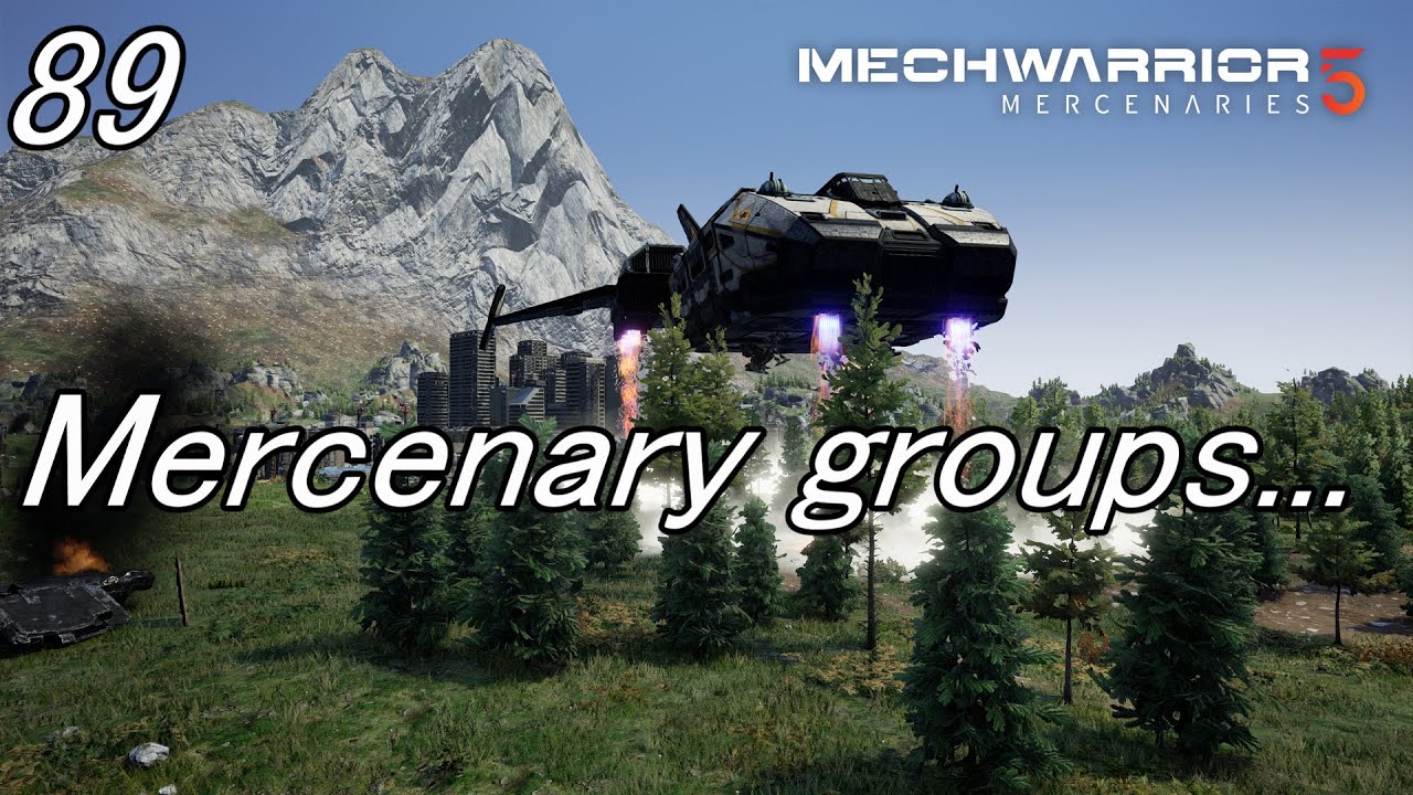 Mercenary groups. MechWarrior 5 mercenaries (modded) - YouTube