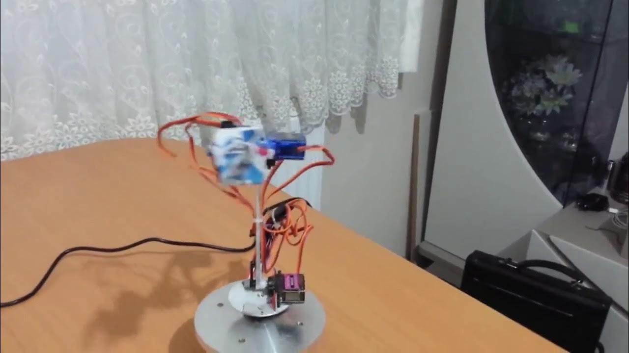 Arduino micro servo 5 DOF robot arm dancing - YouTube