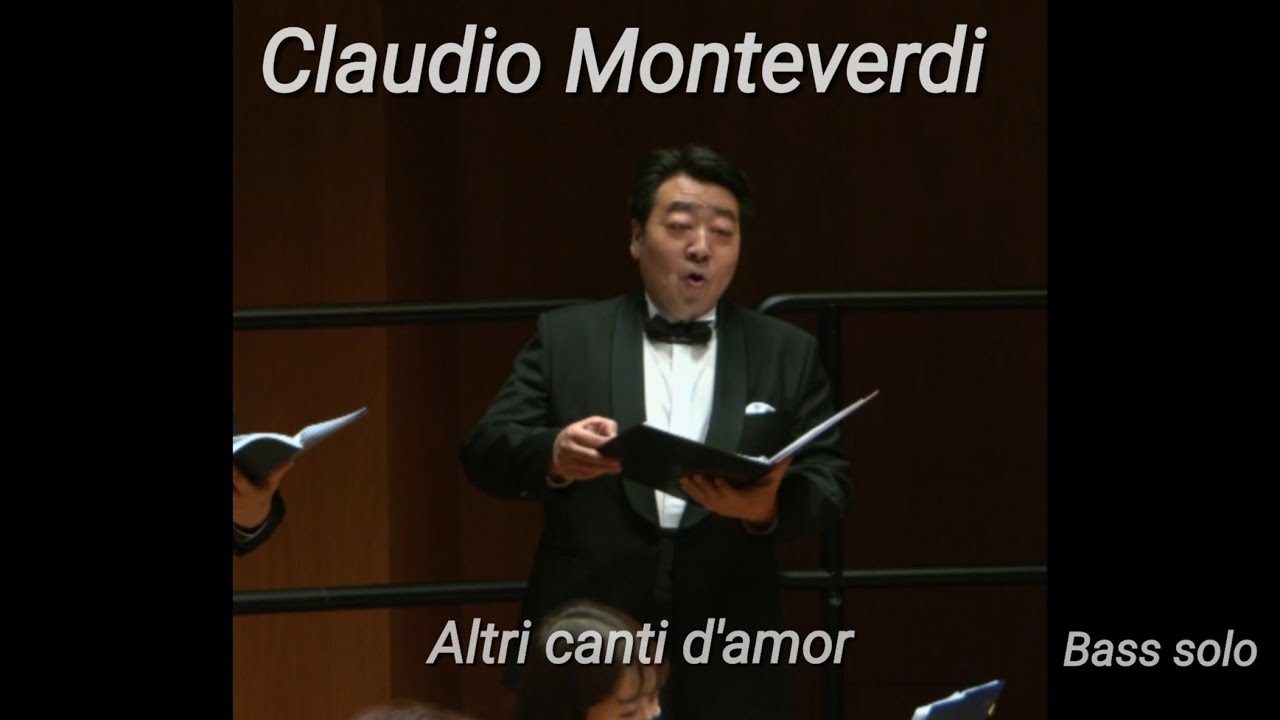 Claudio Monteverdi : Altri canti d'amor(다른 이들은 사랑의 신을 노래하네)Bass solo - YouTube