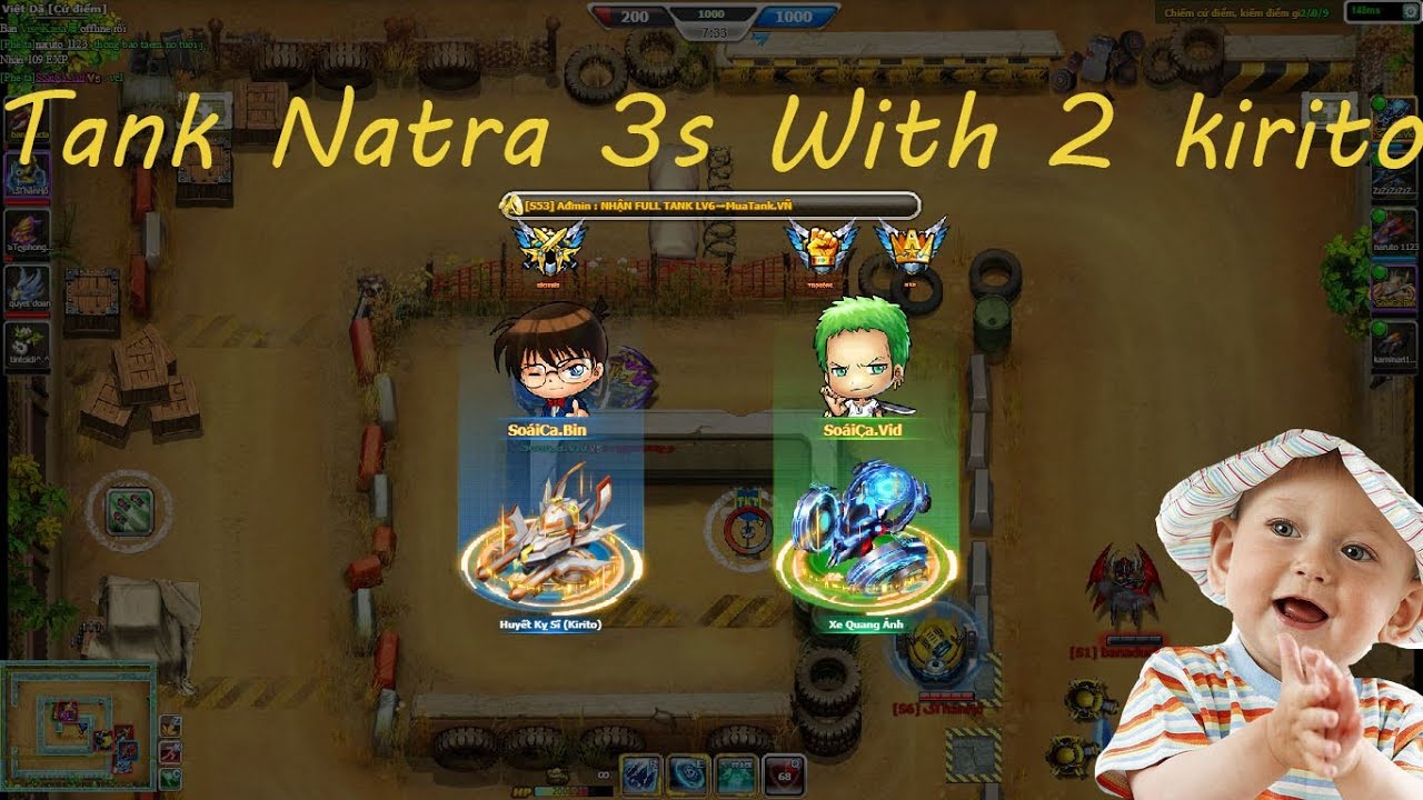 Tank Natra Skin Xe Quang Ảnh So tài cùng 2 Kirito - YouTube