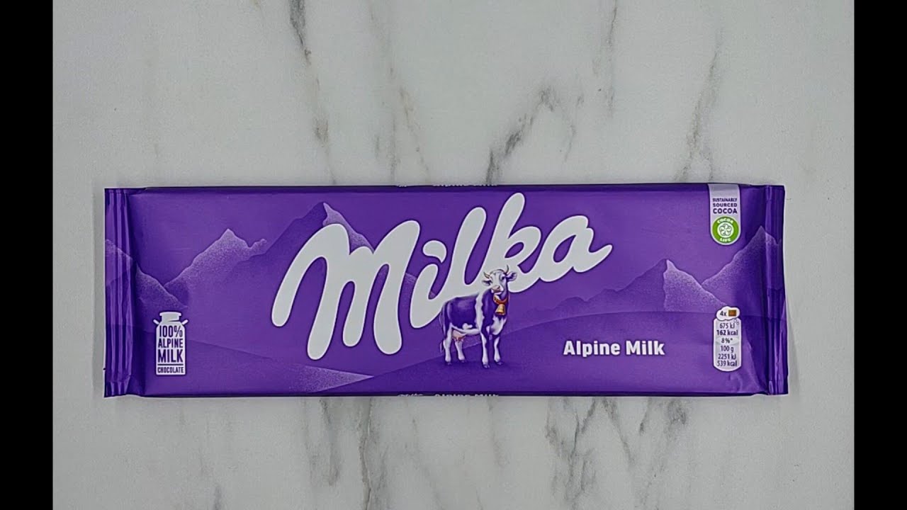 Unpaking Maxi Milka chocolate - YouTube
