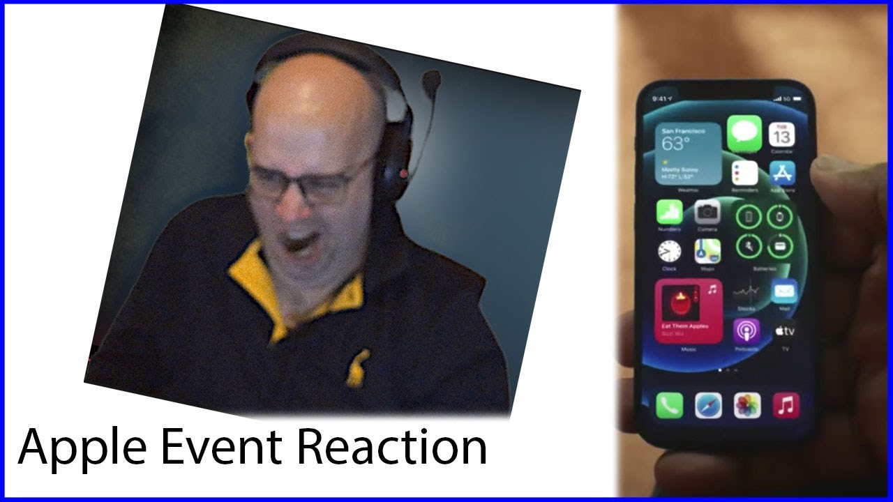 Apple Event Reaction Oct 13 2020 iPhone 12 mini iPhone 12 MAX UK - YouTube