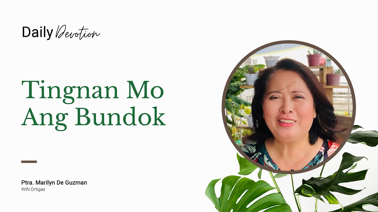 Daily Devotion: August 2, 2021 | Ptra. Marilyn De Guzman - YouTube
