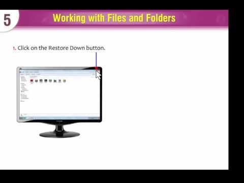 Computer Lesson - Components Of A Window - YouTube