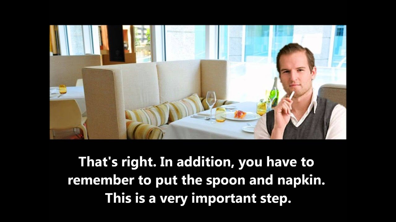 Western Table Manners Table Setting - YouTube