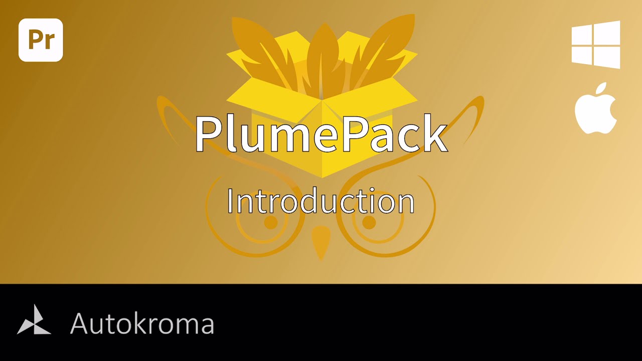PlumePack for Premiere Pro Tutorial - YouTube