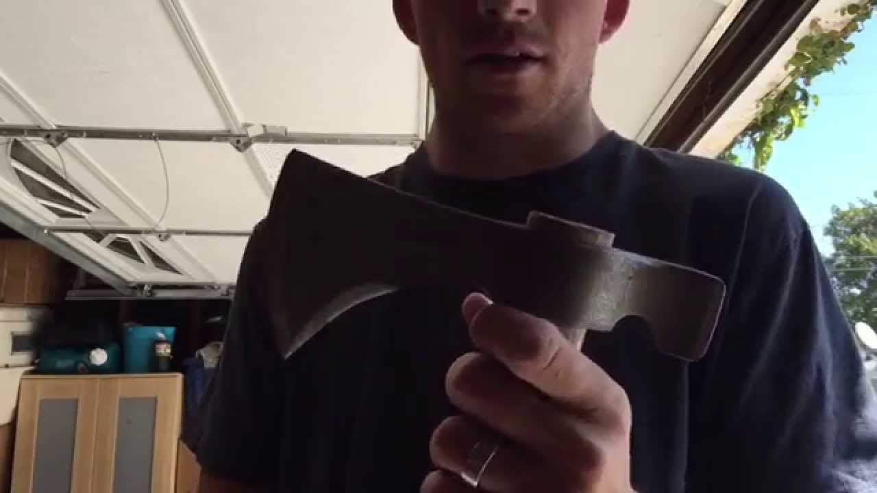 Customizing a CRKT tomahawk -part 1- - YouTube