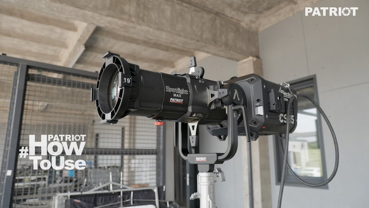 PATRIOT How to Use | Setting up Aputure Spotlight Max and Motorized F14 ...