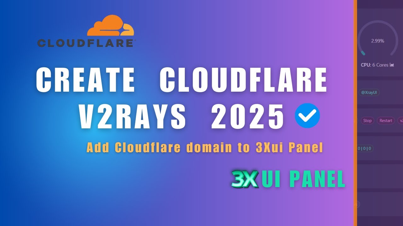 How to Add Cloudflare domain to 3Xui Panel | Cloudflare V2rays 2025 🔴 - YouTube
