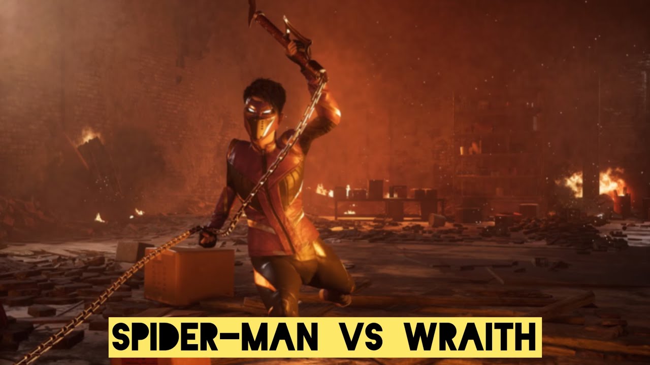 Marvel's Spider-Man 2 Spider-Man VS Wraith (Yuri Watanabe) Boss Fight ...