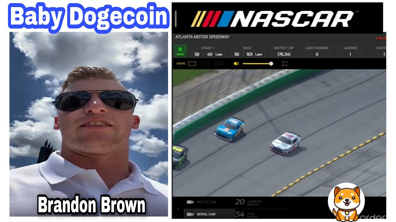 Baby Dogecoin Car live 🔴| Baby Doge coin Nascar Xfinity live | Brandon ...