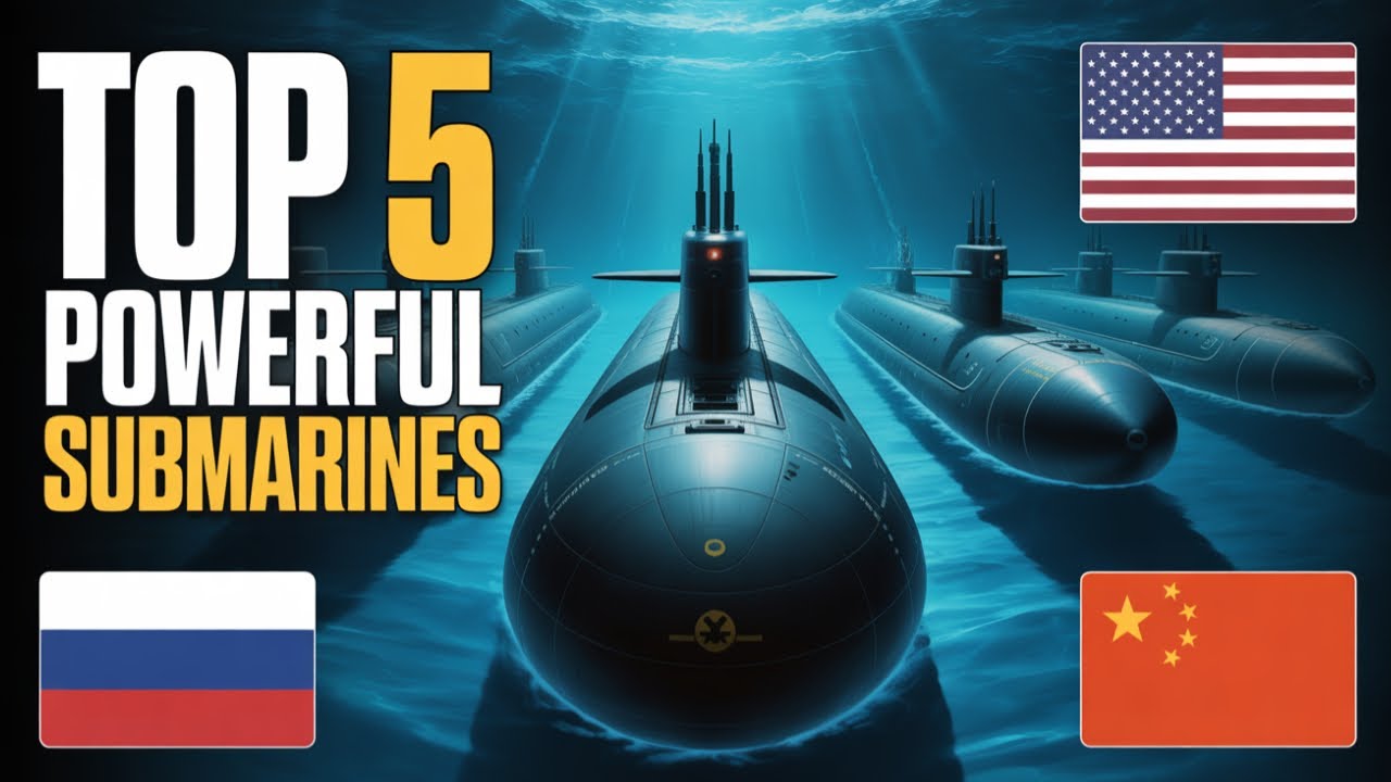 Top 5 Most Powerful Submarines in the World - YouTube
