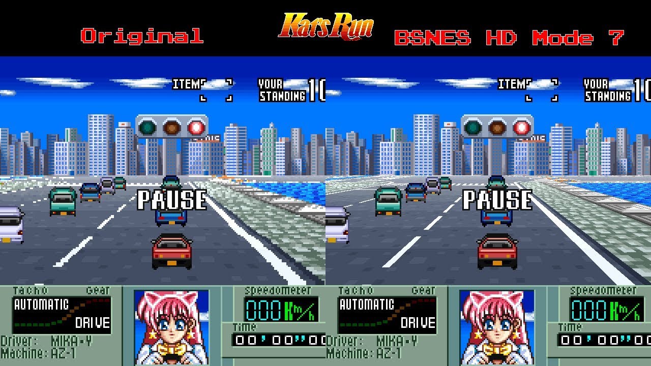 Kat's Run 960p BSNES HD Mode 7 - YouTube