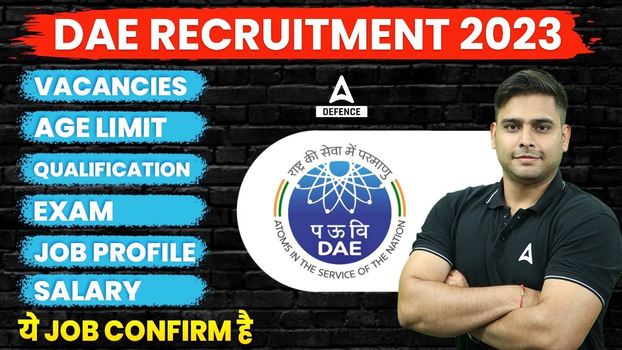 DAE Junior Storekeeper/JPA Recruitment 2023 | Vacancies/Age limit ...