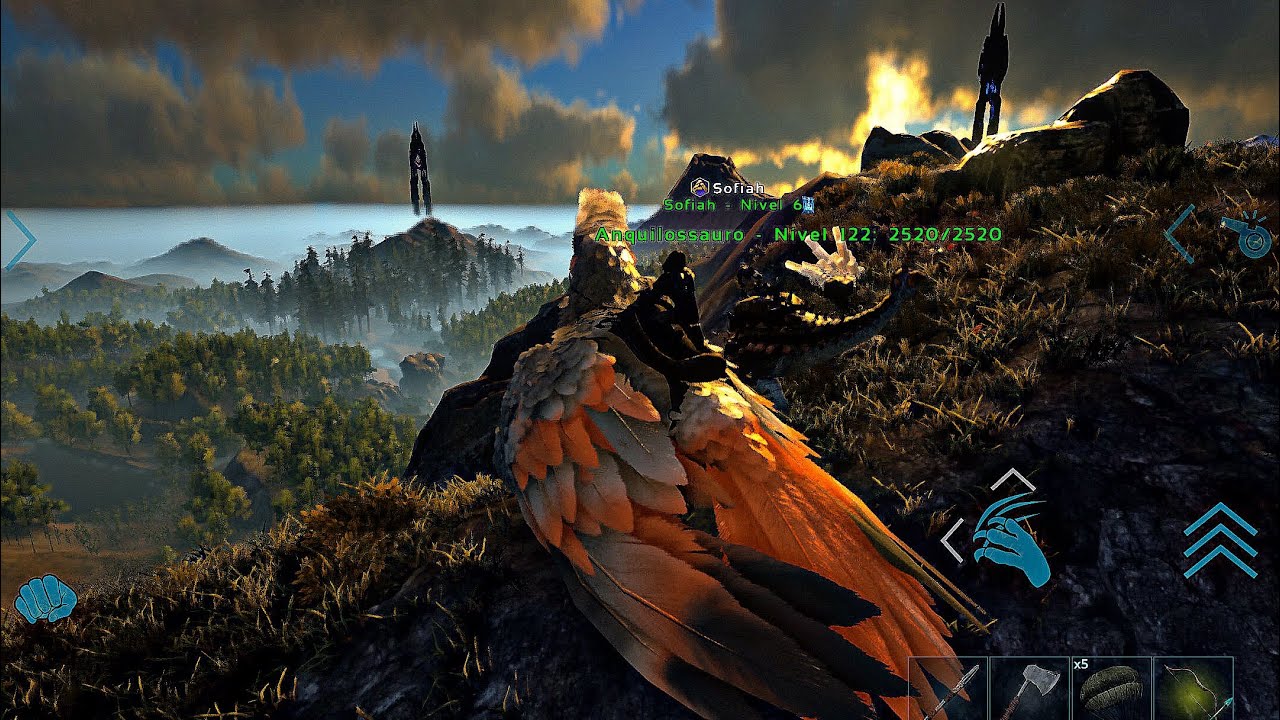 Ark: Ultimate Mobile Edition - Fresh Start In Oficial Serve - YouTube