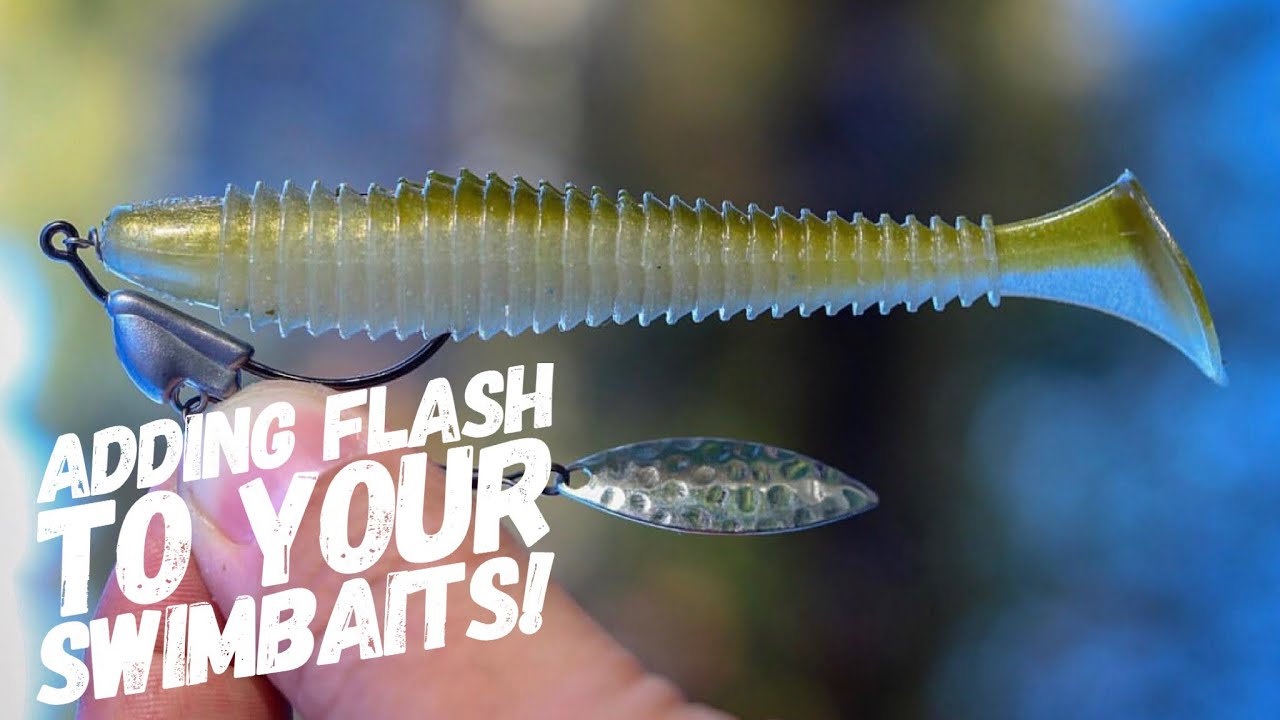 Owner Flashy Swimmer - Add some Flash to your Swimbaits! - YouTube