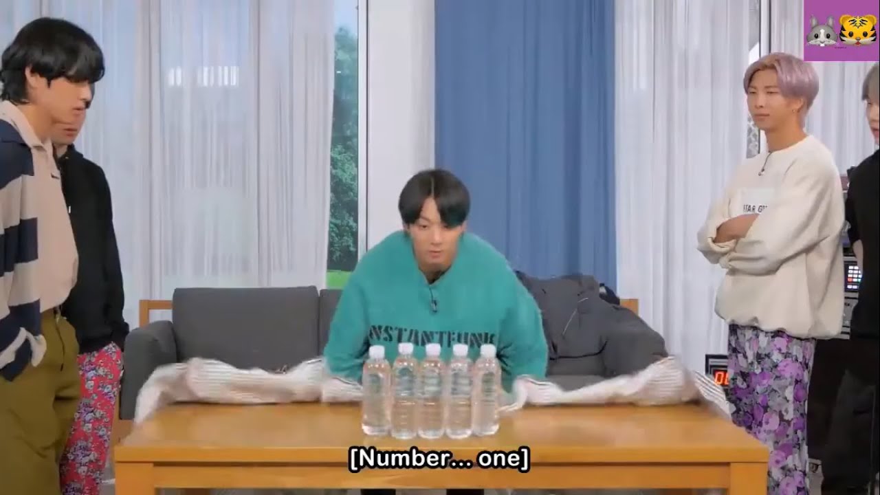 [ENG SUB] BTS - Run BTS 2020 - Pull Tablecloth Bottle Challenge -KPOP ...