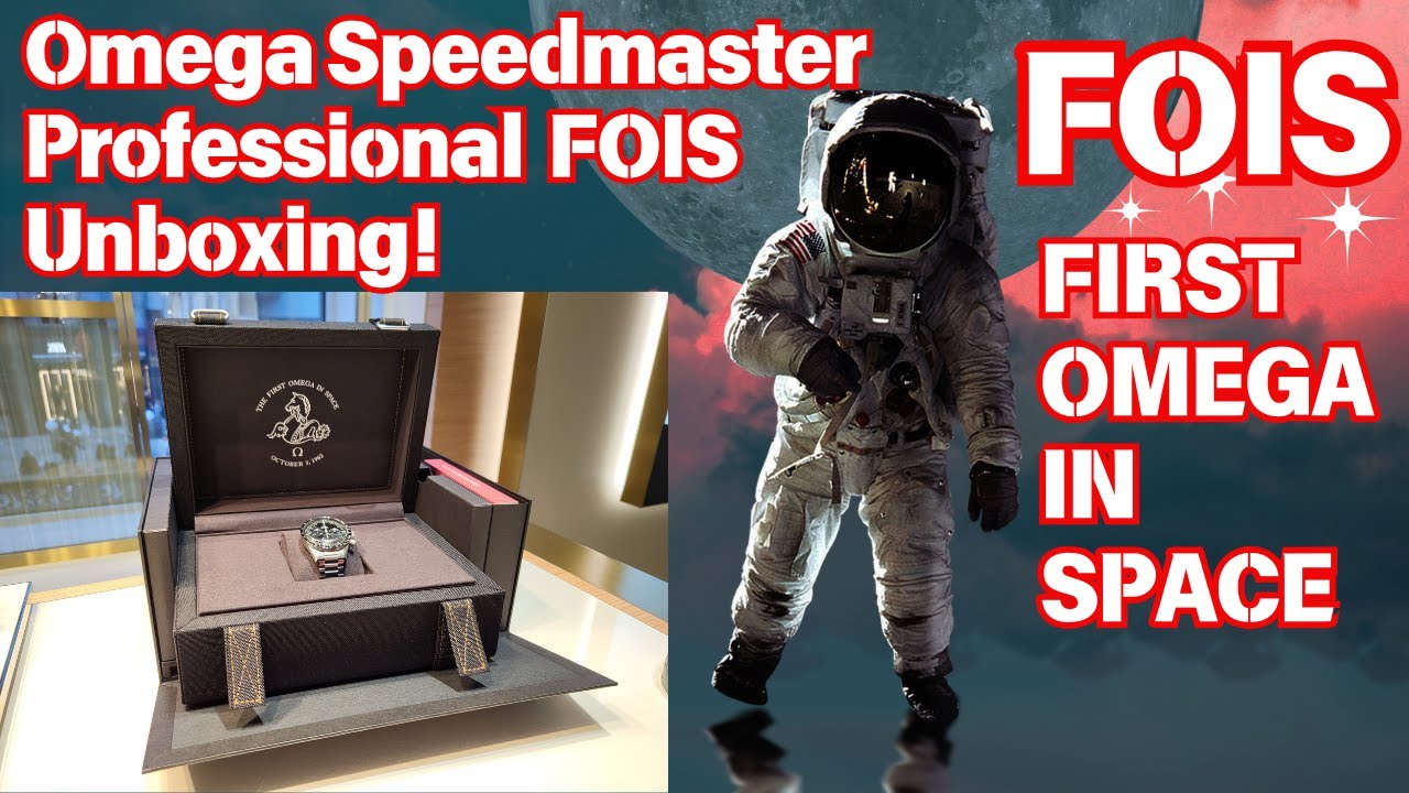 Omega Speedmaster Professional FOIS Unboxing - First Omega in Space ...