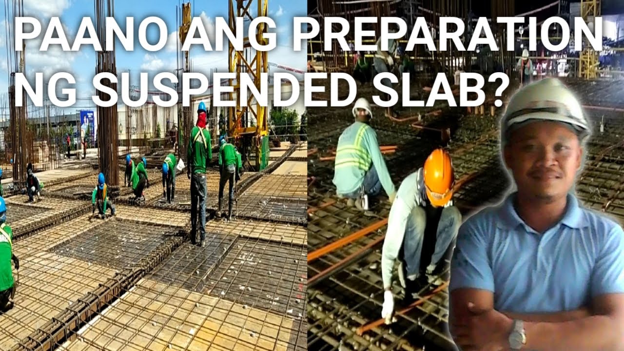 Paano ang preparation ng suspended slab bago buhusan? - YouTube