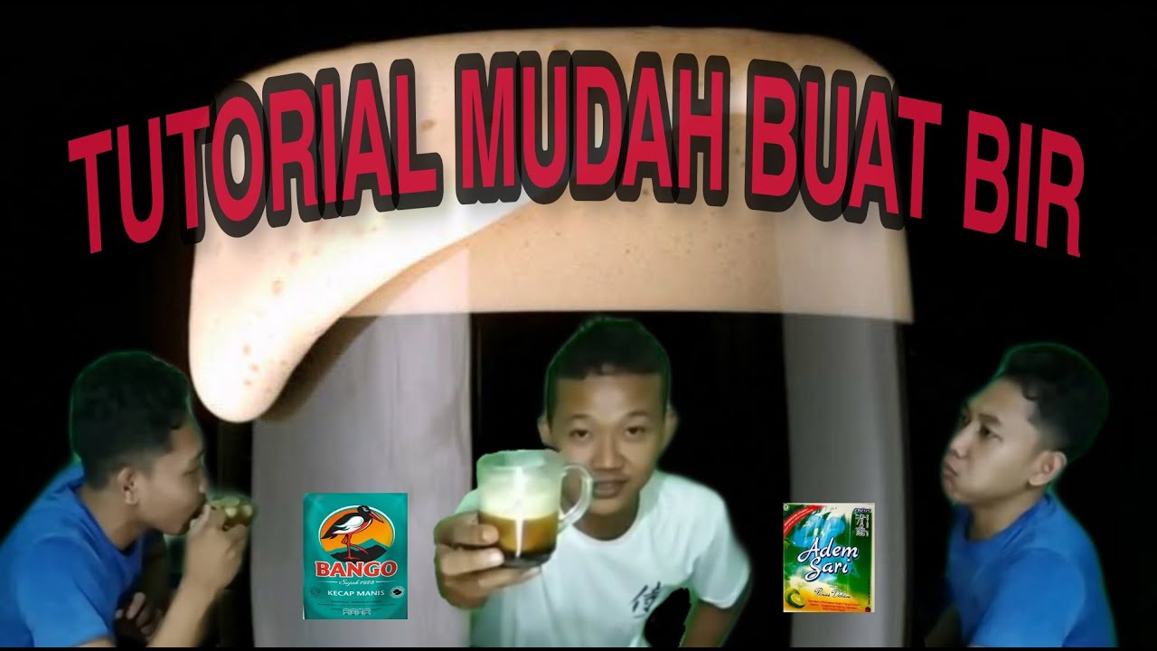 CARA MUDAH MEMBUAT BIR HITAM SENDIRI!! - YouTube