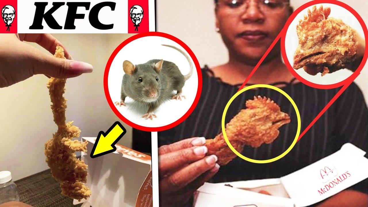 Cosas ASQUEROSAS Encontradas en Comida Rápida - YouTube