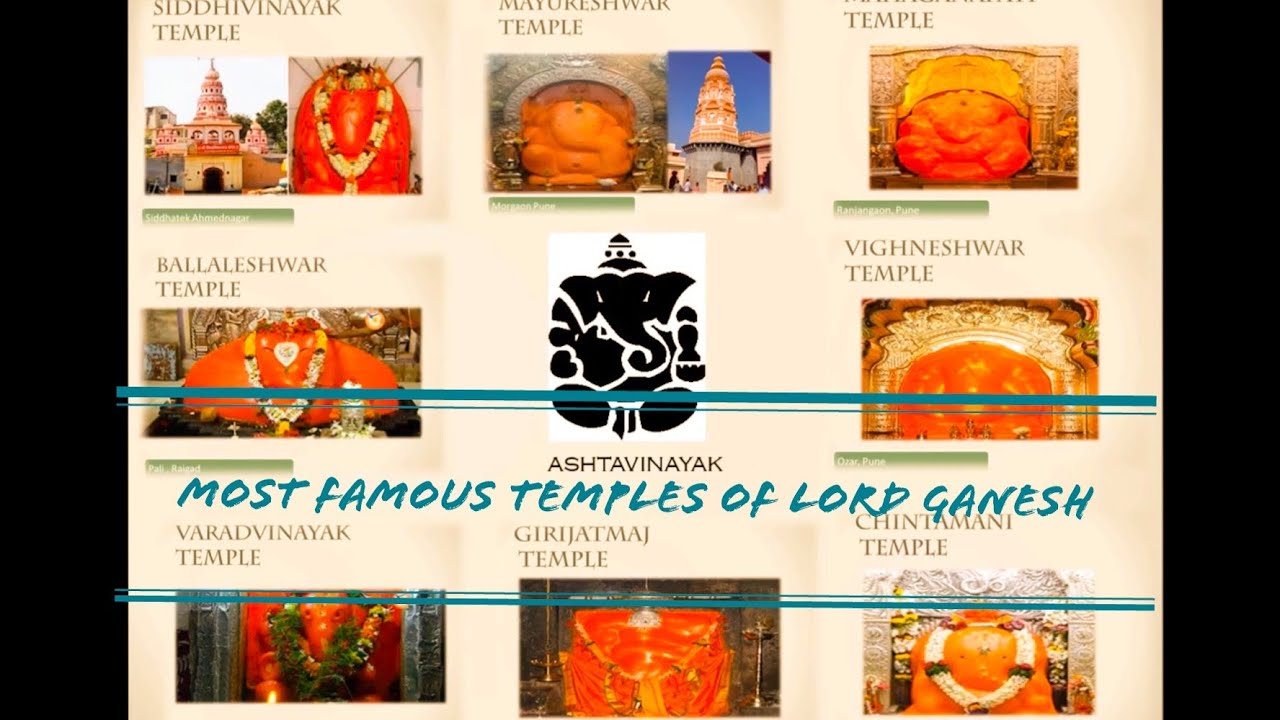 ashtavinayak darshan // shree ashtavinayak temple , all temple places ...