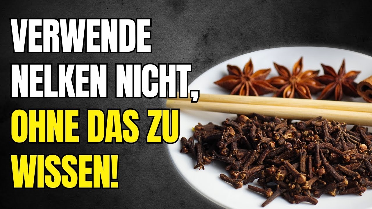 Steigern Sie Ihre Leistung mit Nelken, aber achten Sie auf dieses ...