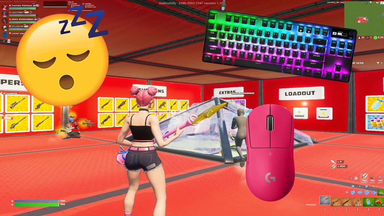 ASMR Chill 😴 Go Goated 🏆Satisfying Keyboard Fortnite - YouTube