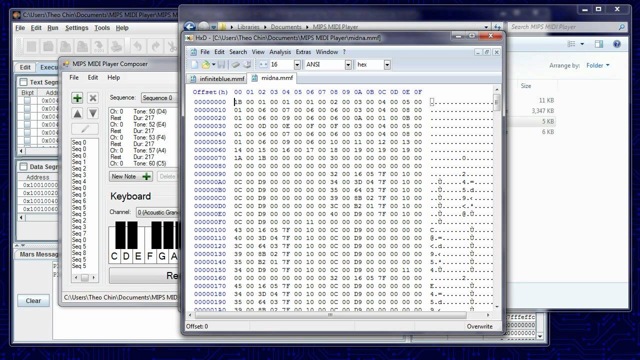 MIPS MIDI Demo - YouTube