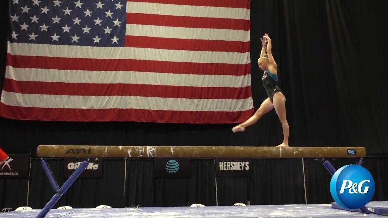 Alyssa Baumann - Balance Beam 2016 Secret Classic - Podium Training ...
